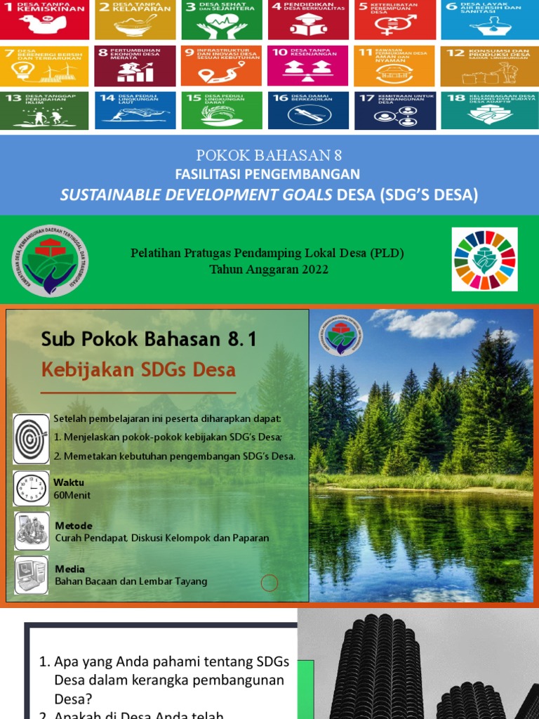 PB 8 Pengembangan Sdgs | PDF