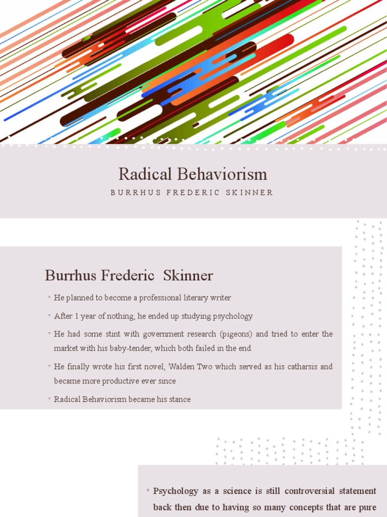 BF Skinner | PDF | Reinforcement | Classical Conditioning