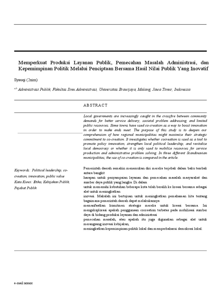 Uas - Etika Administrasi - Ahmad Fuad Hasan (215030100111002) - Mohamad ... Uas - Etika Administrasi - Ahmad Fuad Hasan (215030100111002) - Mohamad ...