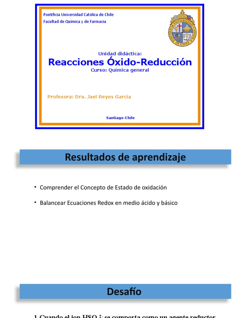 Clase Redox 2 QIM100E | Descargar gratis PDF | Redox | Electrodo