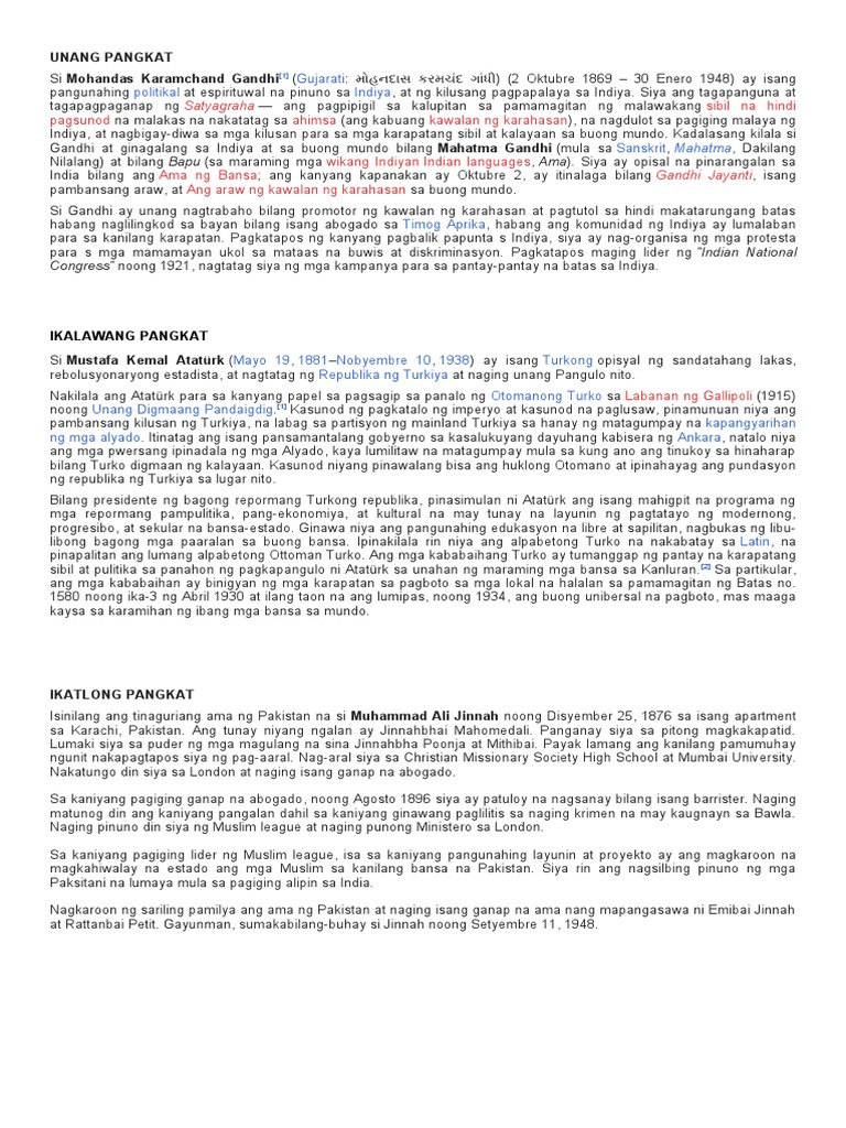 Q3 Bayani NG Kanlurang Asya Activity | PDF