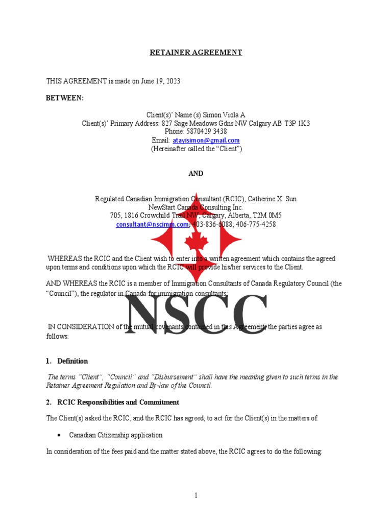 Retainer Agreement | PDF