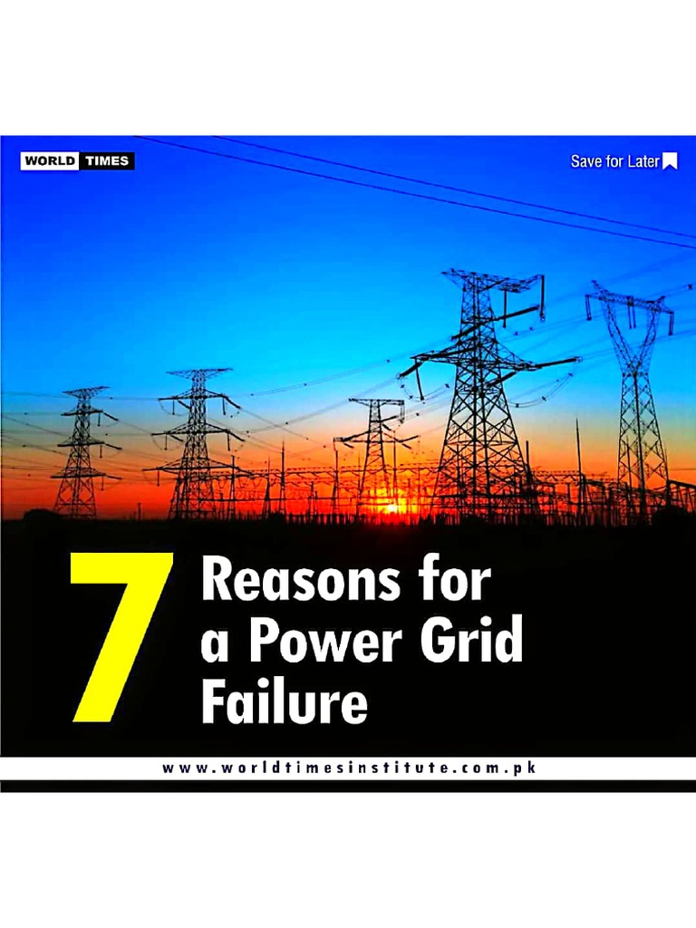 7 Reasons For A Power Grid Failure | PDF