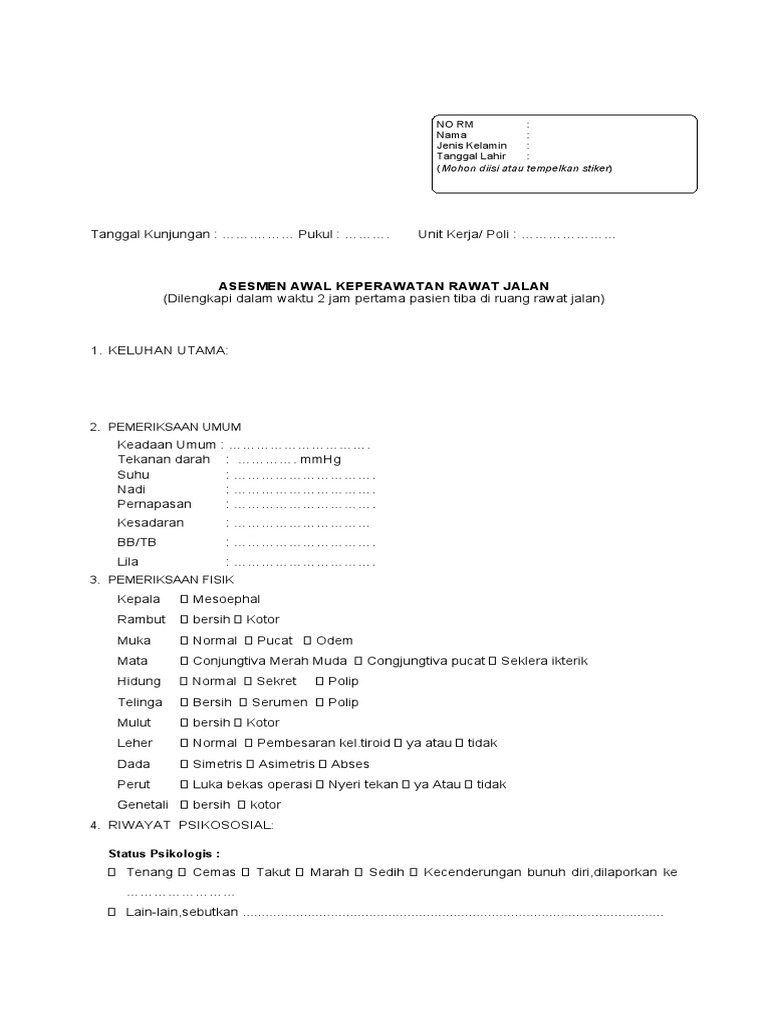 Form Rajal Rev 1 | PDF