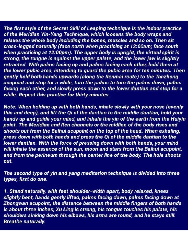 Mo Pai Levitation | PDF