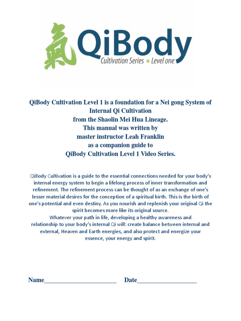 Qi Body Cultivation Level 1 | PDF | Qigong | Qi