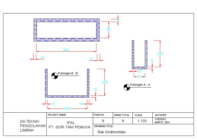 bak Sedimentasi | PDF
