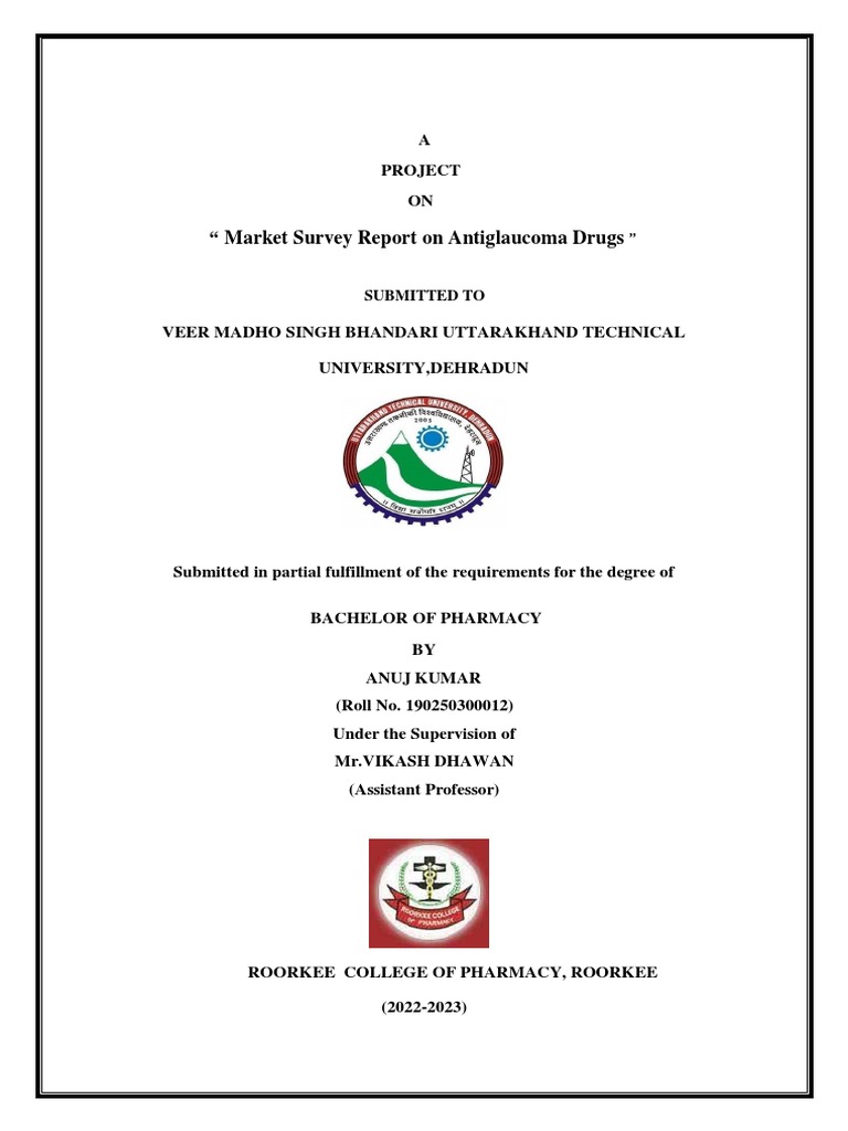 Glaucoma Project File | PDF | Glaucoma | Clinical Medicine