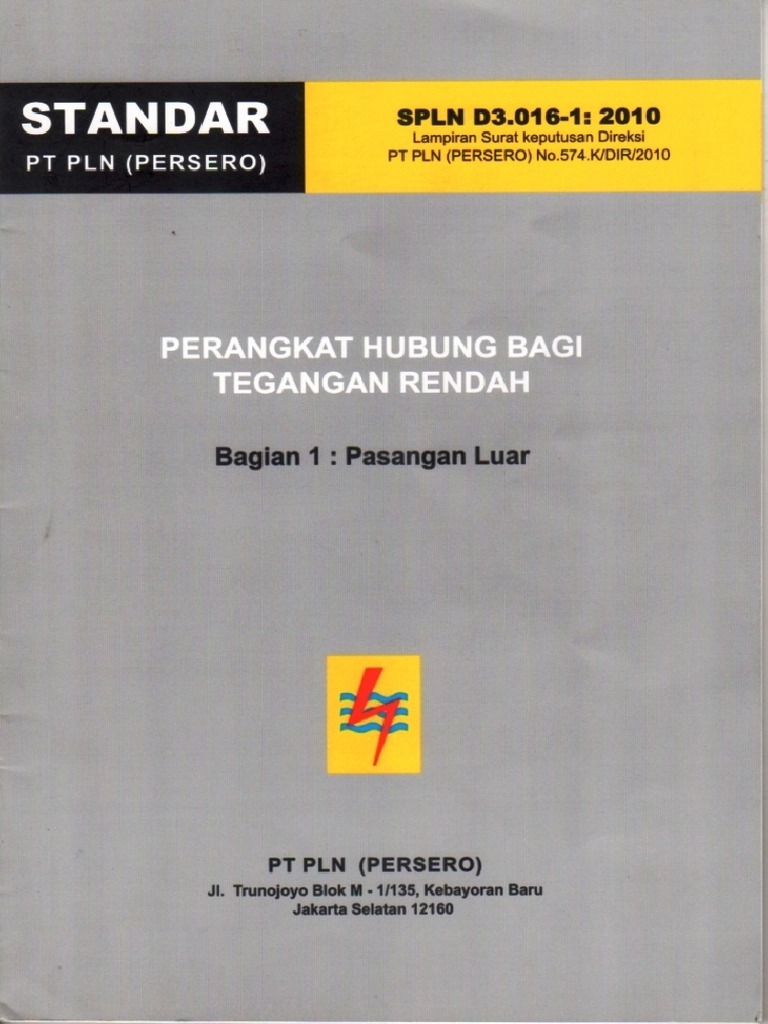 SPLN D3.016-1 - 2010 | PDF