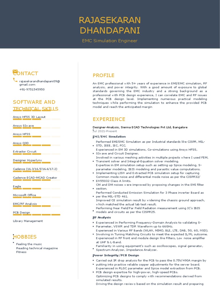 Raja CV | PDF | Electromagnetic Interference | Electromagnetic Compatibility