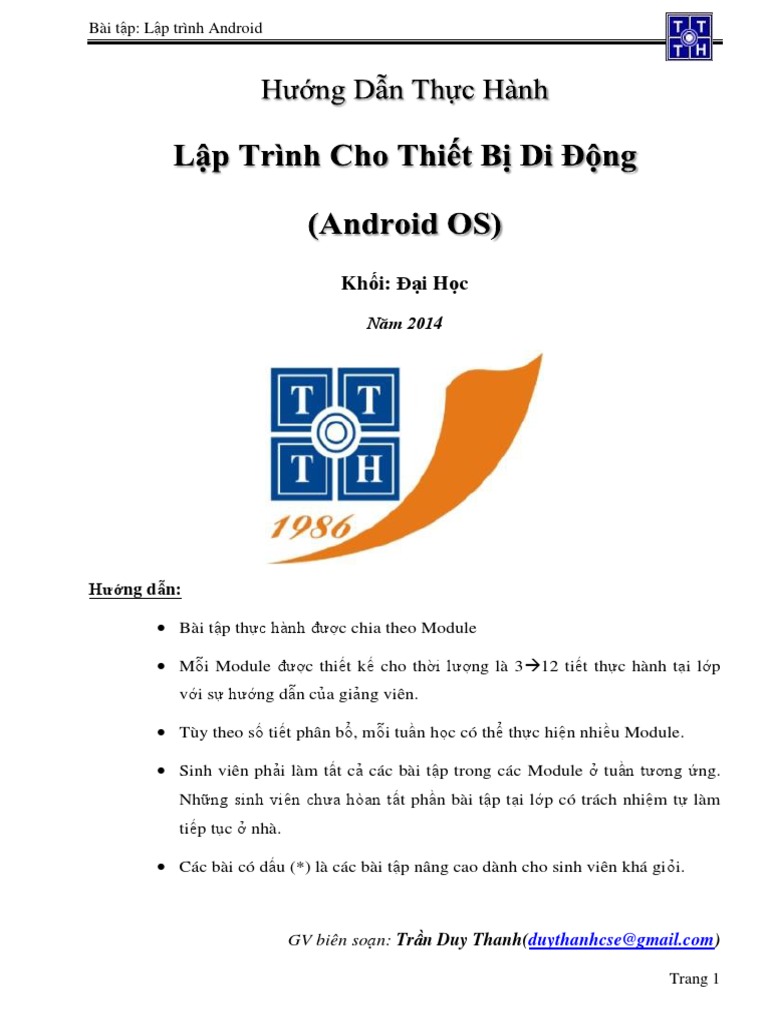 Final Android Exercise Khtn 2014 Pdf 