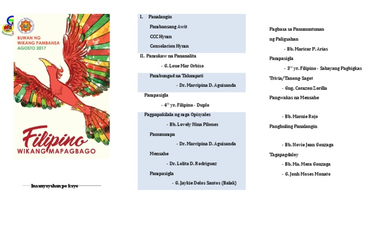 Program Buwan NG Wika | PDF