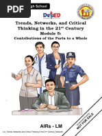 Trends Networks and Critical Thinking Module 5 | PDF | Globalization ...