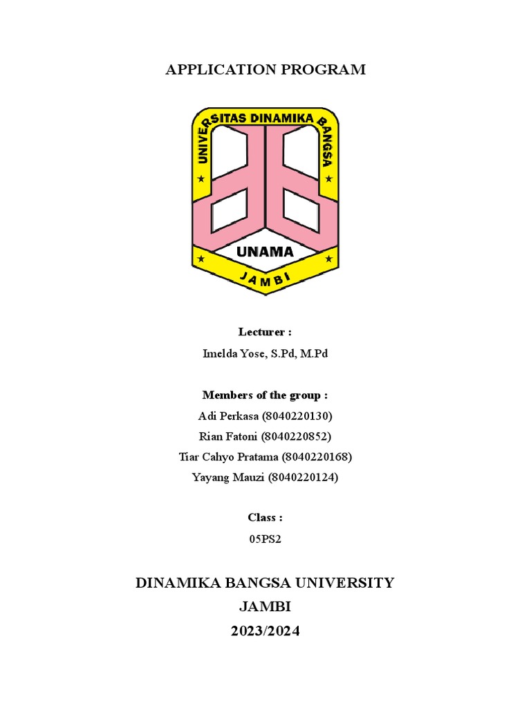 Application Program | PDF | Application Software | Programming Application Program | PDF | Application Software | Programming
