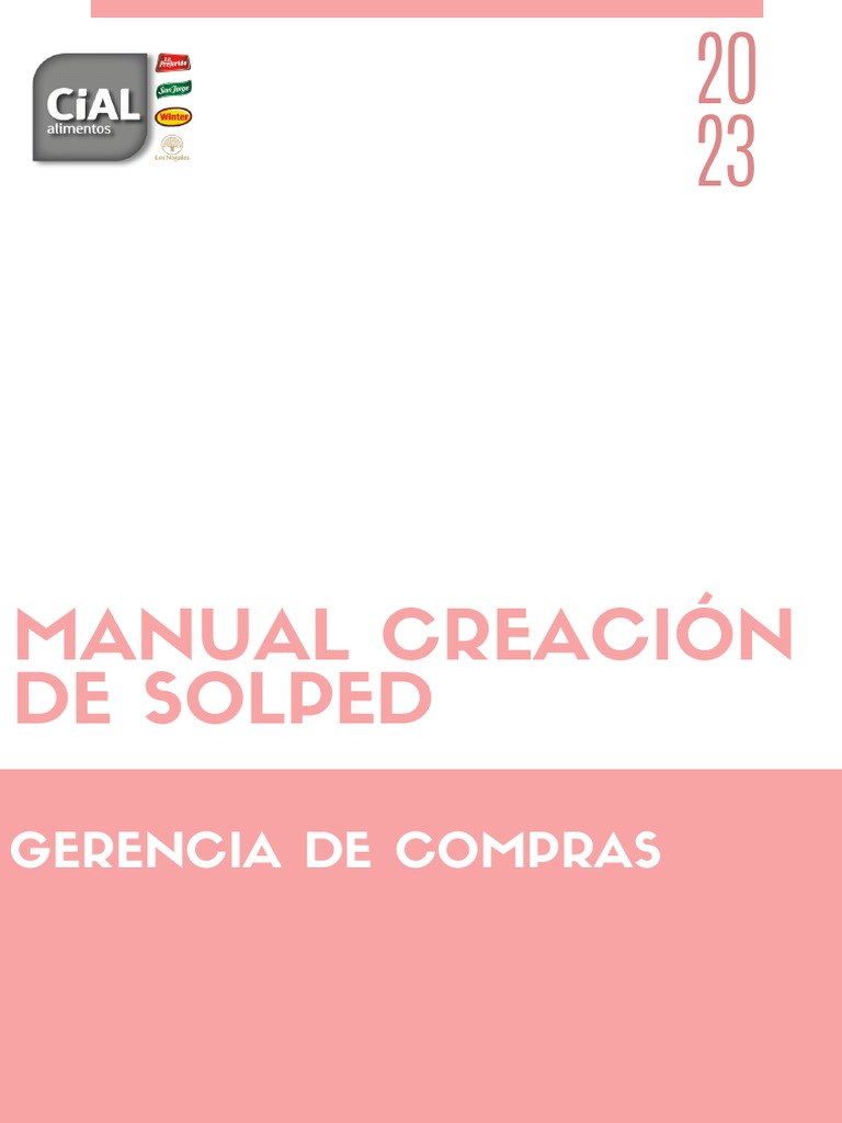 Manual Creación de Solped | PDF | Informática