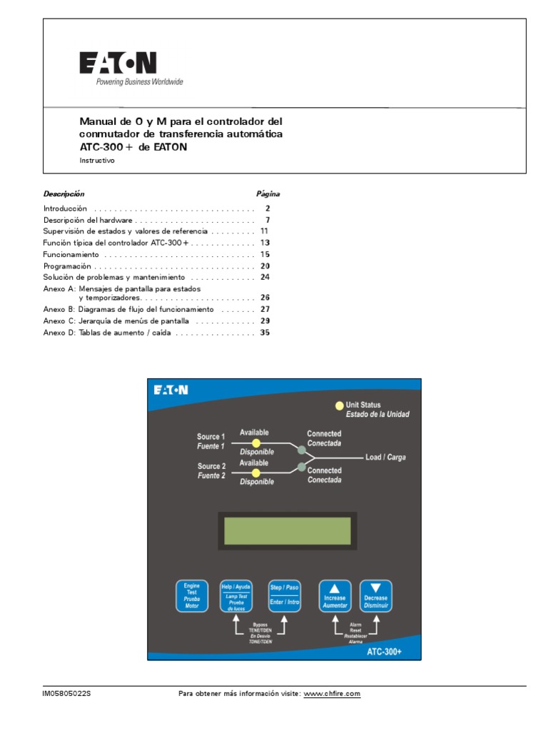 ATC-300+ Controller _ Manual de Operación y Mantenimiento _ Instructivo ...
