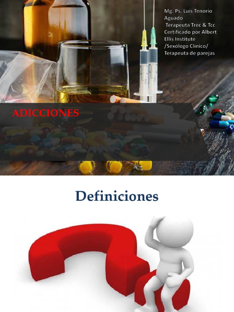 S08 S7-Adicciones | PDF | La dependencia de sustancias | Despachador de drogas