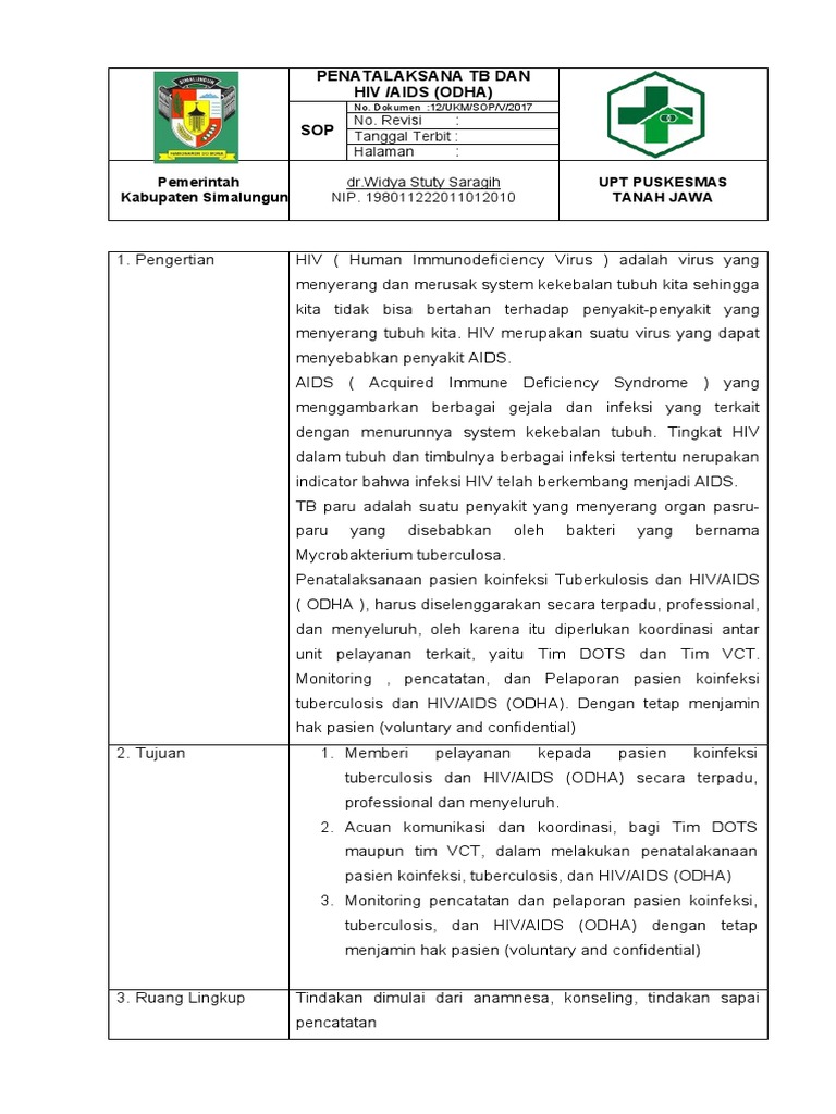 Penatalaksana TB Dan Hiv | PDF