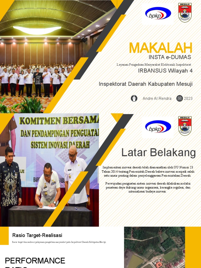 PTT Inovda Irban Investigasi Mesuji 2023 | PDF