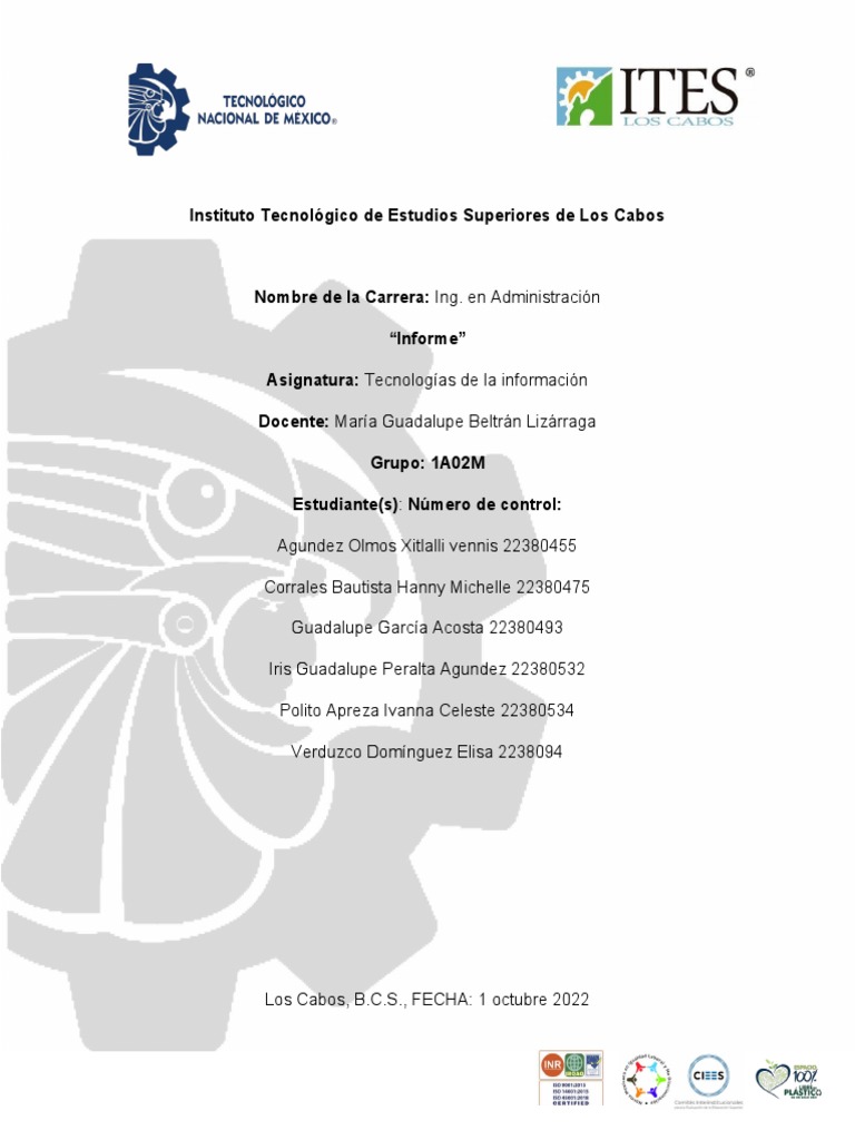 Informe Tics | PDF | Internet | Aeropuerto