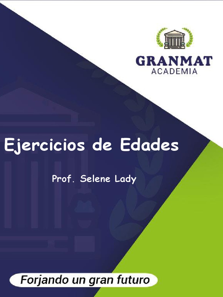Ejercicios de Edades A1 Sec | PDF Ejercicios de Edades A1 Sec | PDF