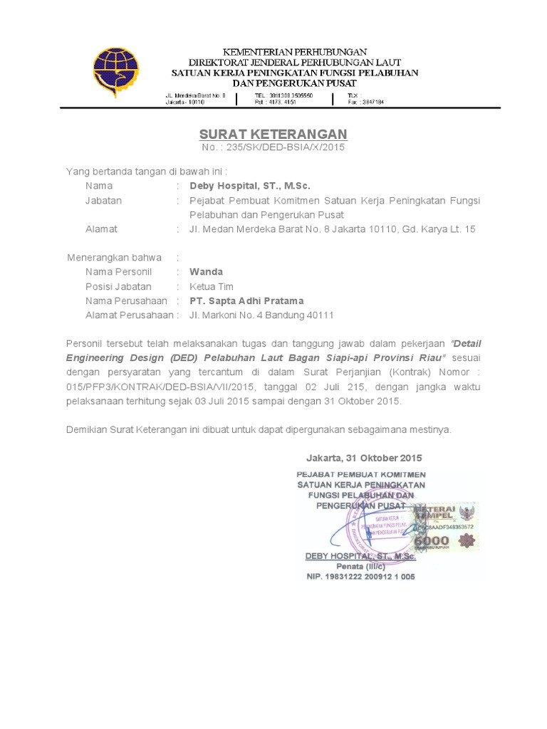 2015-SAP-Detail Engineering Design (DED) Pelabuhan Laut Bagan Siapi-API ...