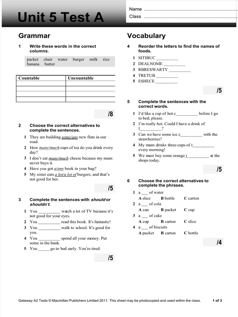 Gateway Test - Young Leaders | PDF | Restaurants | Eating Behaviors Of ...
