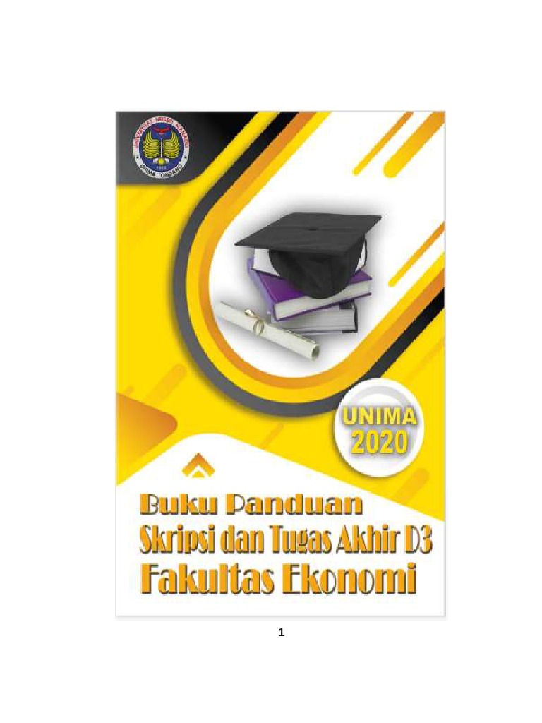 Panduan Penulisan Skripsi FE UNIMA | PDF