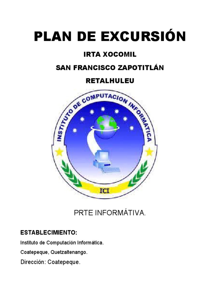 Plan de Excursión | PDF | Recreación