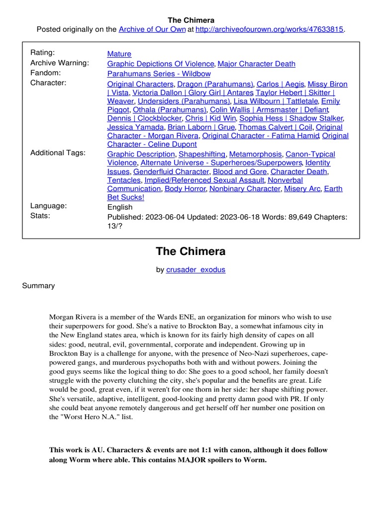 The Chimera | PDF
