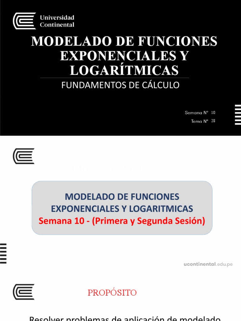 Sem 10 - Sesión 28 - 29 MODELADO DE FUNCIONES EXPONENCIALES Y ...