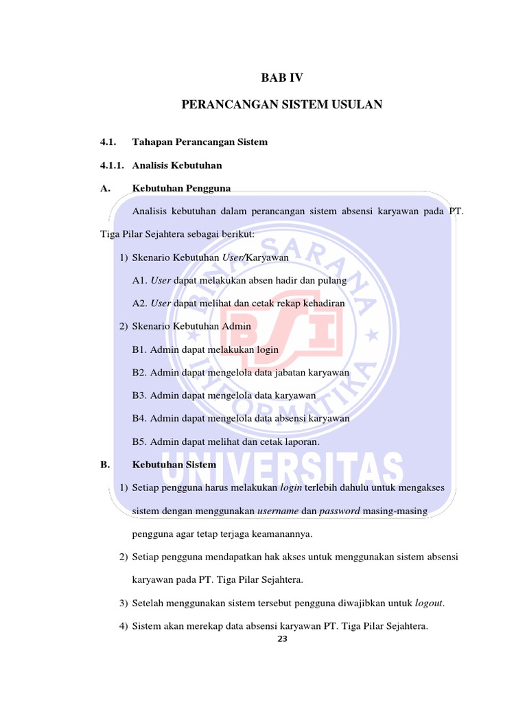 File - 16 BAB IV PERANCANGAN SISTEM USULAN | PDF | Komputer