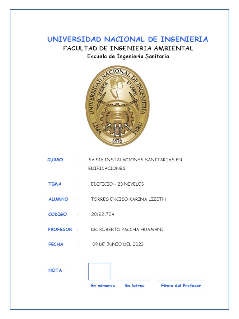 Cisterna tanqueMEMORIA DESCRIPTIVA TORRES | PDF Cisterna tanqueMEMORIA DESCRIPTIVA TORRES | PDF