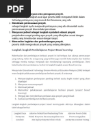 Sintaks Pembelajaran Project Based Learning | PDF