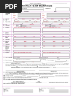 BI-130 Marriage Certificate | PDF
