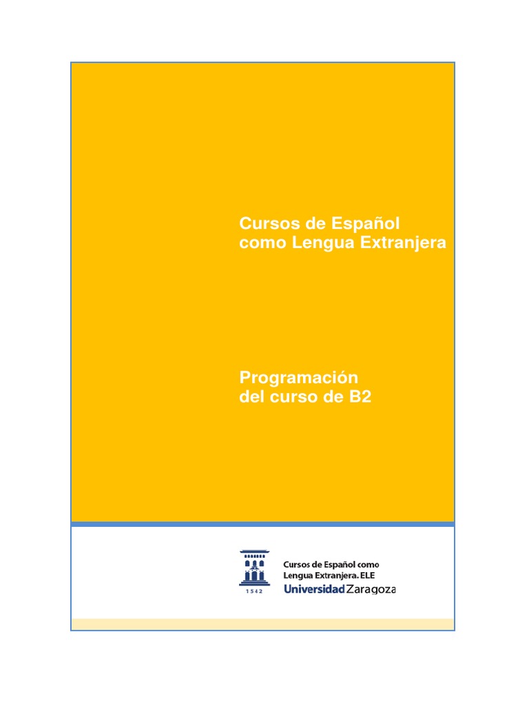 Programacion General de b2 | PDF | Comprensión lectora | Verbo