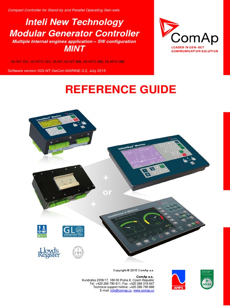 Gen Set Controller Ig NT GC | PDF | Electric Generator | Feedback