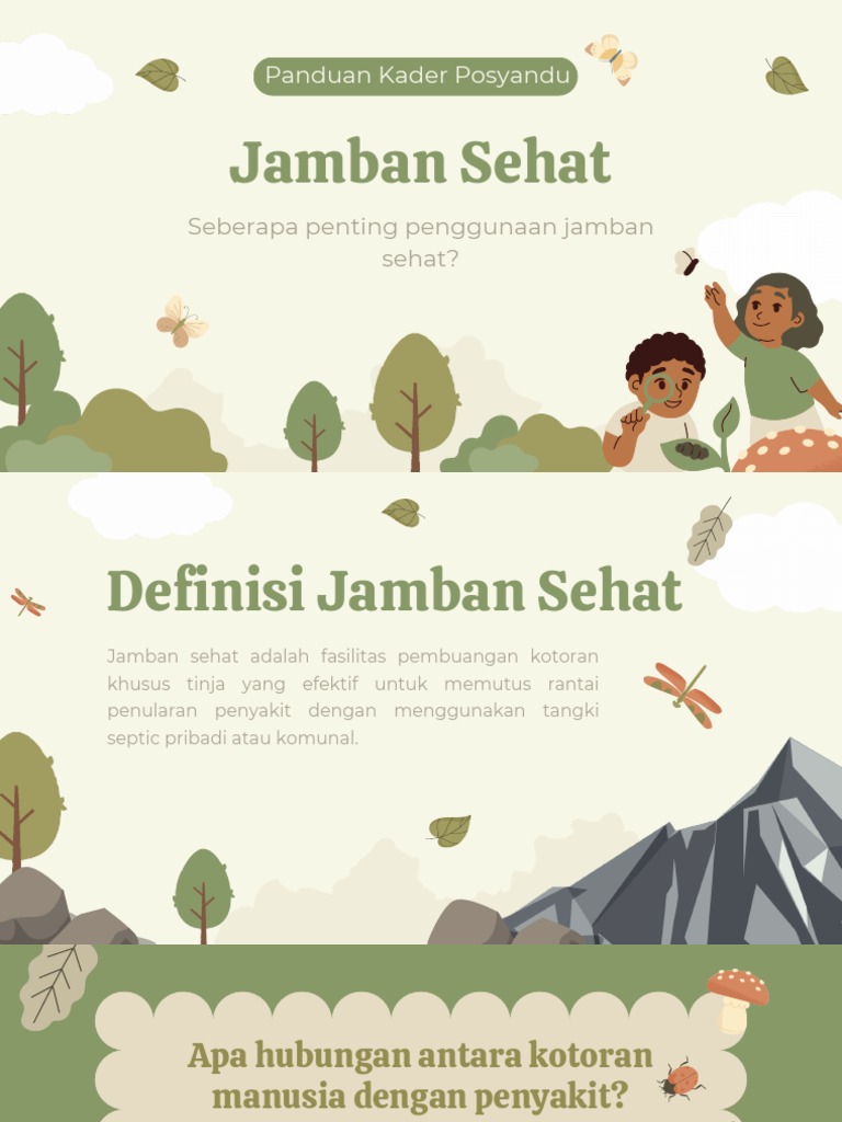 Materi Kader Jamban Sehat | PDF