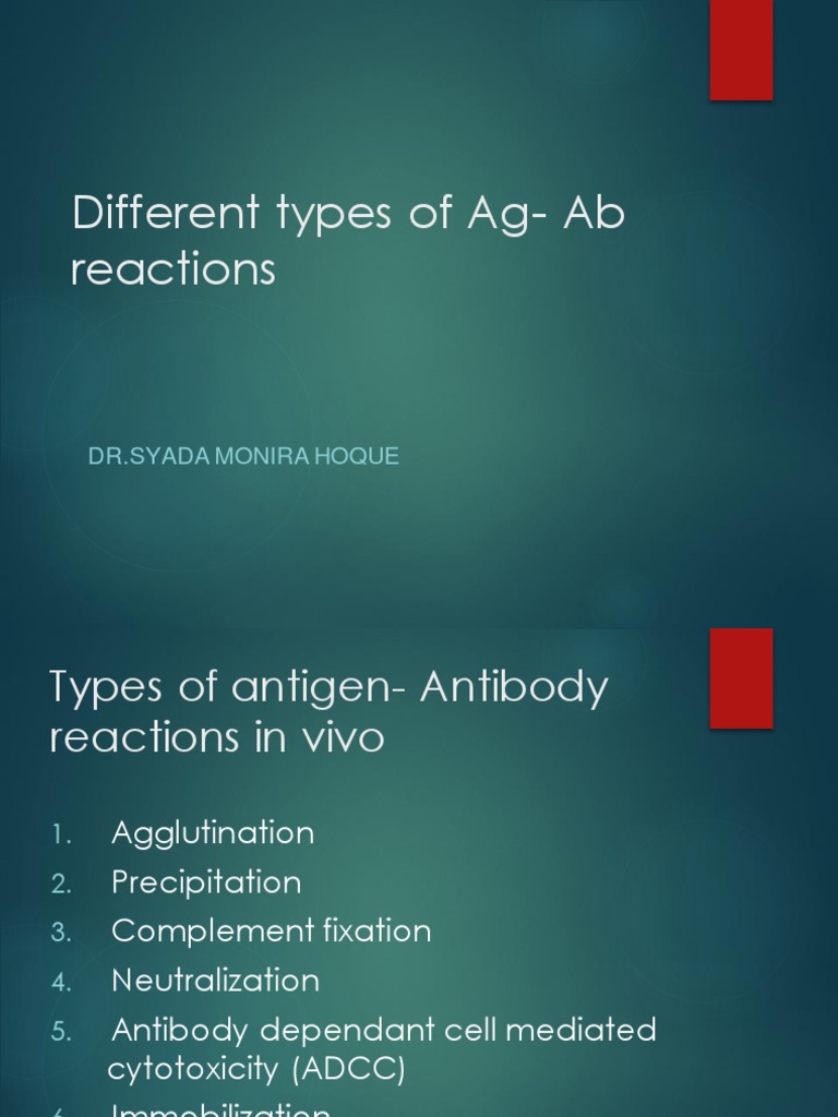 Ag Ab Reactions | PDF | Elisa | Antibody