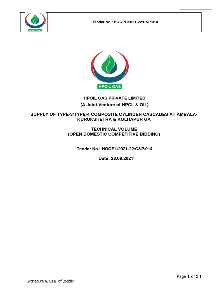 Type - 4 Cascade Tender | PDF | Pipe (Fluid Conveyance) | Valve