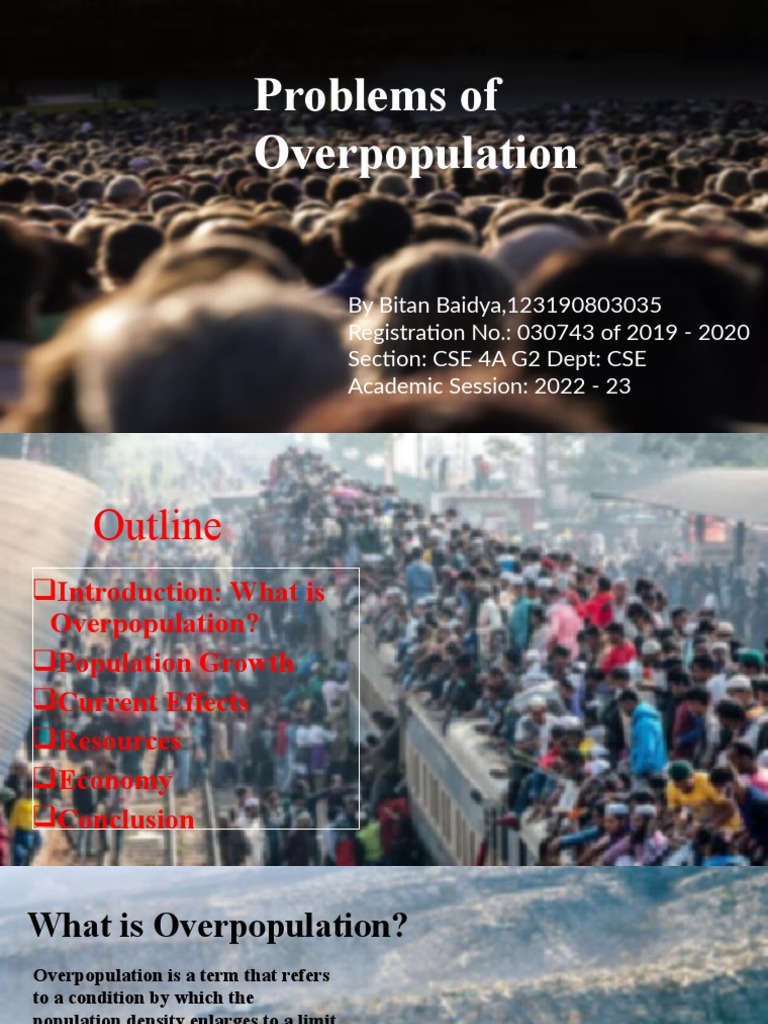 Problems of Overpopulation | PDF | Human Overpopulation | World Population
