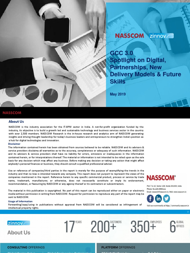 NASSCOM-Zinnov-GCCs 3.0-Final-May 2019 | PDF | Gulf Cooperation Council | Innovation