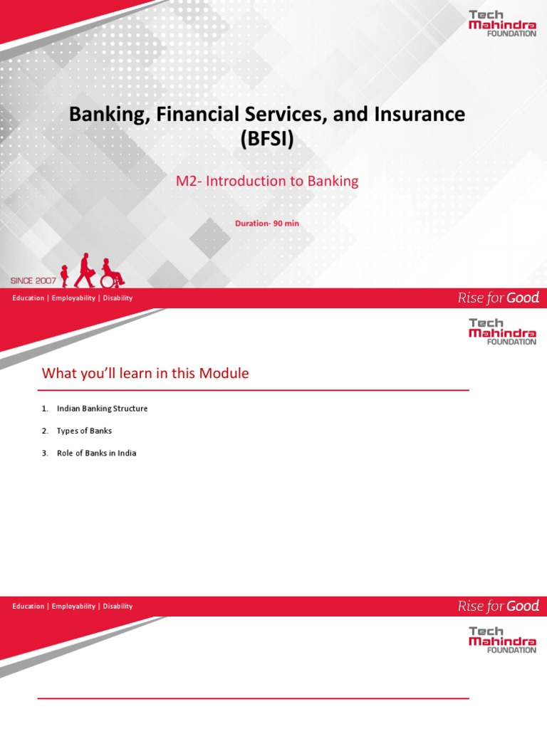 M2 - Introduction To Banking | PDF