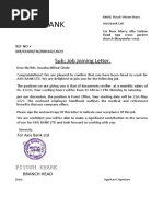 Wipro Offer Letter | PDF