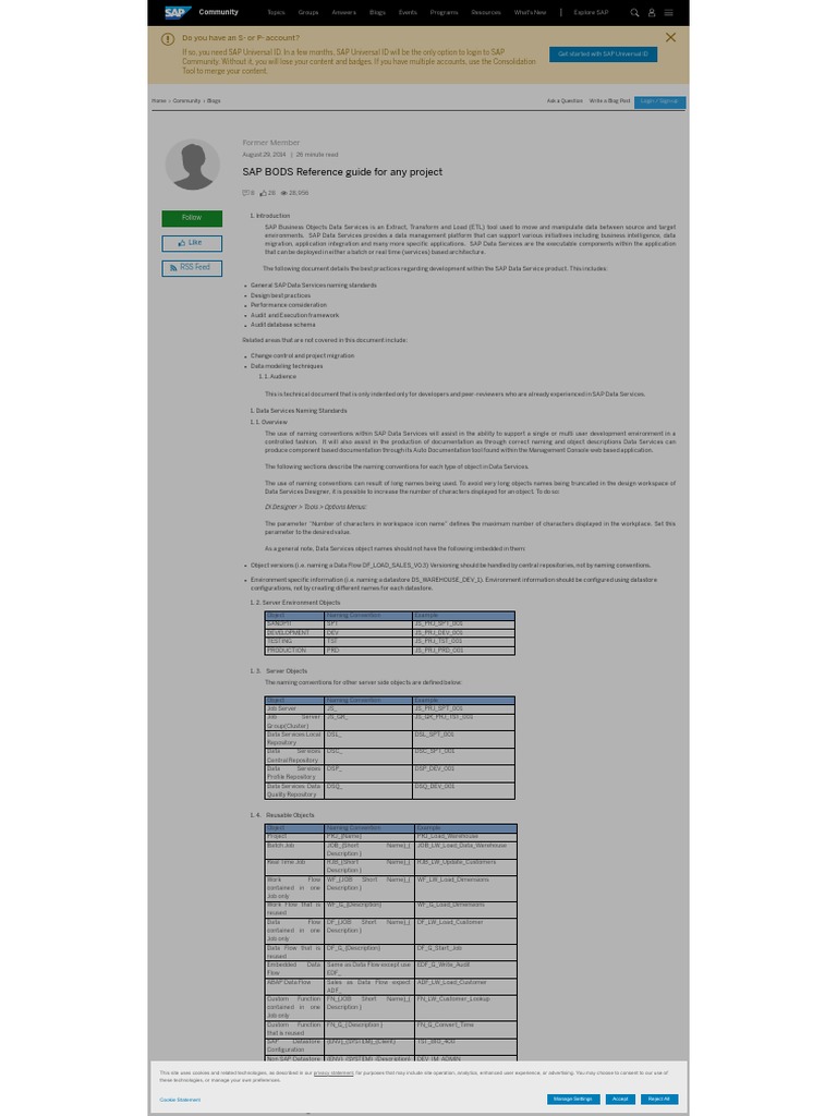 BODS Design Guideline | PDF | Databases | Information Technology Management