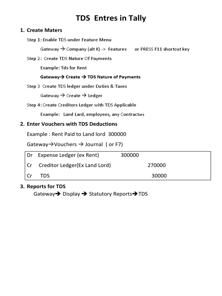 Tds Tcs Payroll | PDF | Payroll | Voucher