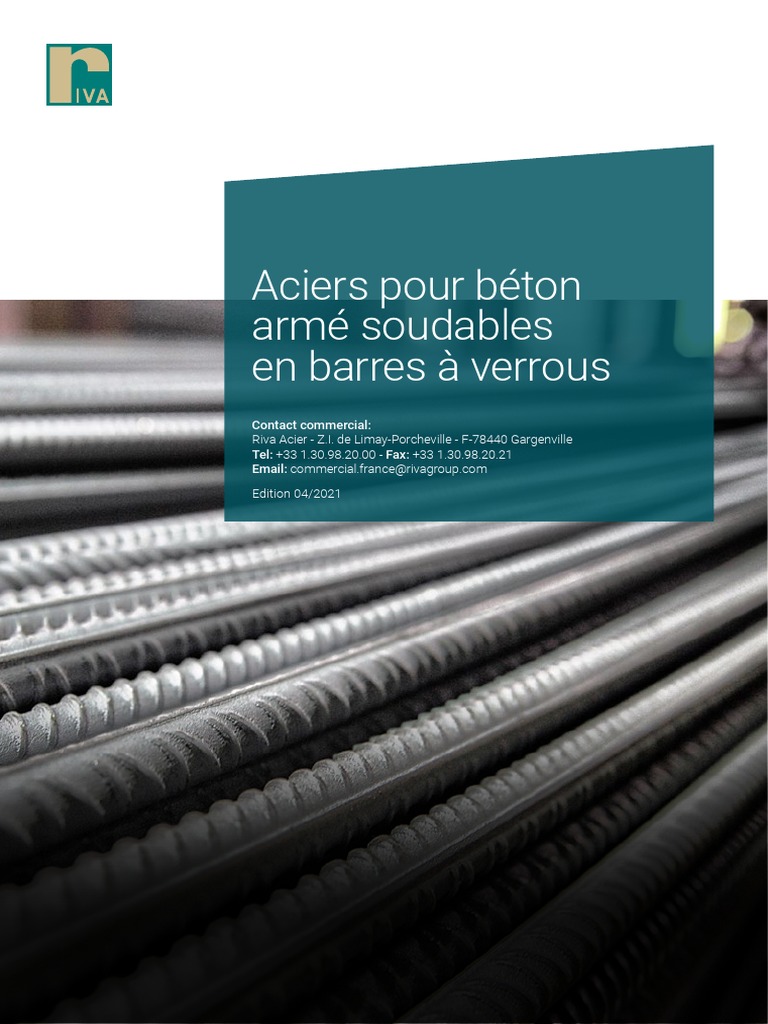 Aciers pour béton armé Riva Acier | PDF | Acier | Matériaux