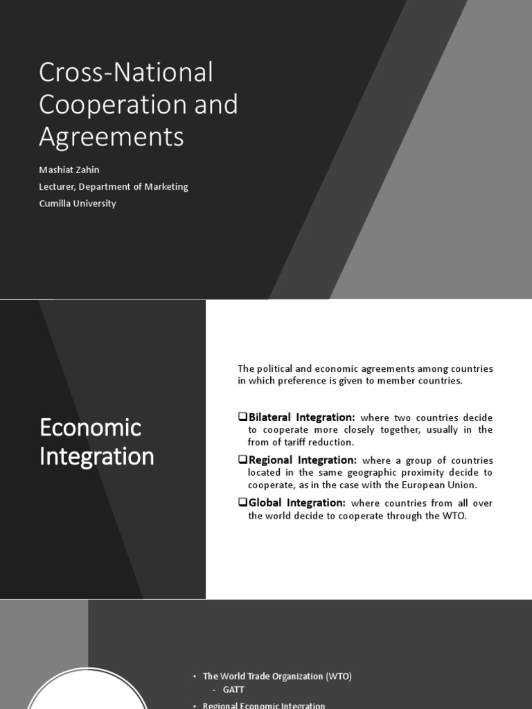 Cross-National Cooperation Overview | PDF