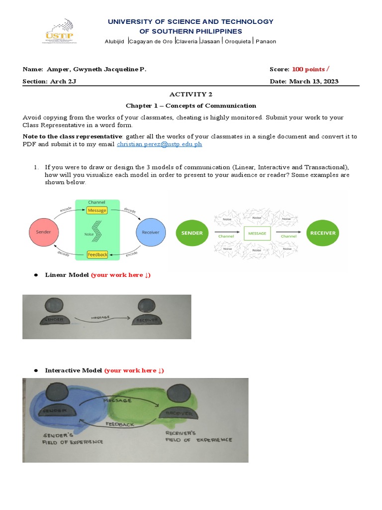 Chapter 1 Activity 2 | PDF