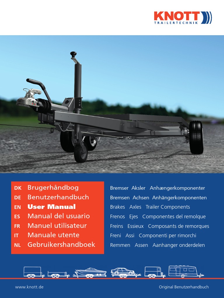 User Manual en | Download Free PDF | Trailer (Vehicle) | Brake User Manual en | Download Free PDF | Trailer (Vehicle) | Brake